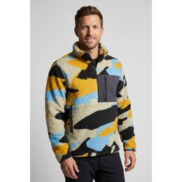 Icepeak Sportpullover Herren Gr&ouml;&szlig;e XXL kitt / hellblau / dunkelgelb / schwarz