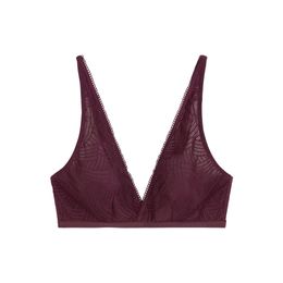 Marc O'Polo Marc O'polo Bralette ' Timeless Lace ' Damen Gr&ouml;&szlig;e 70 bordeaux