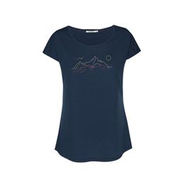 Greenbomb T-Shirt 'Nature Contours' Damen Gr&ouml;&szlig;e XL navy