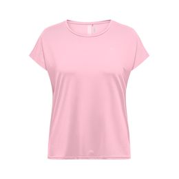 Only Play Curvy Sportshirt 'ONPAubree' Damen Gr&ouml;&szlig;e XXL hellpink