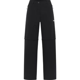 Jack Wolfskin Outdoorhose 'Pico' Damen Gr&ouml;&szlig;e 5XL schwarz / wei&szlig;
