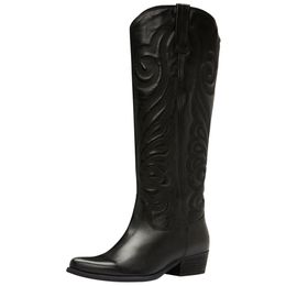 felmini Cowboystiefel Damen Gr&ouml;&szlig;e 39 schwarz Winterschuhe