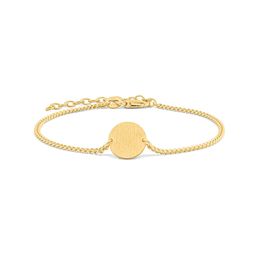 Modabil&eacute; Armband 'CIRCLE' Damen Gr&ouml;&szlig;e 15 cm goldgelb