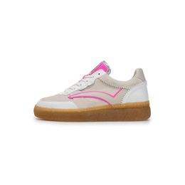 Floris van Bommel Sneaker 'Fygi 01' Damen Gr&ouml;&szlig;e 39 beige / neonpink / wei&szlig;