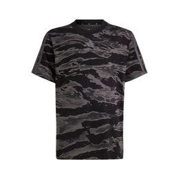 adidas Sportswear Sportshirt 'Seasonal Essentials Camo Tee' Jungen Gr&ouml;&szlig;e 176 grau / schwarz