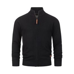 INDICODE Jeans Strickjacke 'Lut' Herren Gr&ouml;&szlig;e XL schwarz