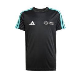 adidas Performance Funktionshirt 'Mercedes - Amg Petronas Formula One Team' Jungen Gr&ouml;&szlig;e 176 aqua / schwarz / wei&szlig;