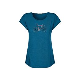 Greenbomb T-Shirt Damen Gr&ouml;&szlig;e XXL blau / schwarz