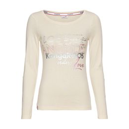 Kangaroos Shirt Damen Gr&ouml;&szlig;e XL beige / mischfarben