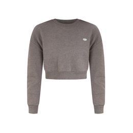 Smilodox Sweatshirt ' Amelia ' Damen Gr&ouml;&szlig;e M braunmeliert
