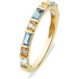 Christ Ring Damen Gr&ouml;&szlig;e 50 blau / gold
