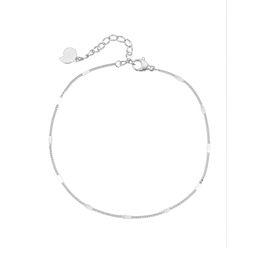 Hey Happiness Fu&szlig;schmuck 'Flat Links' Damen Gr&ouml;&szlig;e One Size silber