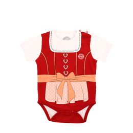 FC Bayern M&uuml;nchen Fc Bayern M&uuml;nchen Body Dirndl Gr&ouml;&szlig;e 56 rot / wei&szlig;