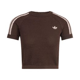 adidas originals Pullover 'Cali' Damen Gr&ouml;&szlig;e XS schoko / wei&szlig;
