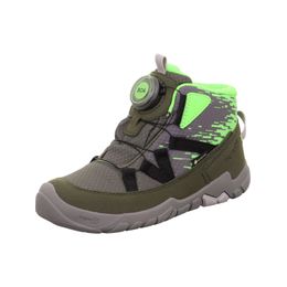 Superfit Stiefel 'Trace' Jungen Gr&ouml;&szlig;e 31 grau / oliv / neongr&uuml;n