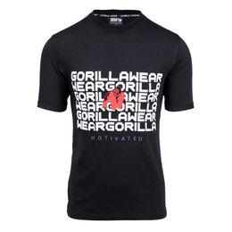 Gorilla Wear T-Shirt 'Bradley' Herren Gr&ouml;&szlig;e XXL rot / schwarz / wei&szlig;