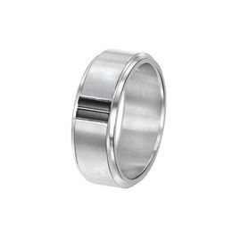 Lucardi Ring Herren Gr&ouml;&szlig;e 69 silber