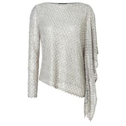 ana alcazar Pullover 'Zisal' Damen Gr&ouml;&szlig;e L silber