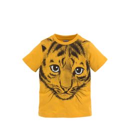 Kidsworld Shirt Jungen Gr&ouml;&szlig;e 92/98 braun / gelb / wei&szlig;