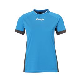 Kempa Funktionsshirt 'Prime' Damen Gr&ouml;&szlig;e XXL blau / schwarz / wei&szlig;