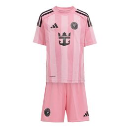 adidas Performance Trainingsanzug 'Inter Miami CF 25/26' Jungen Gr&ouml;&szlig;e 116 rosa / schwarz