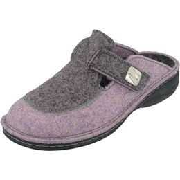 Finn Comfort Pantolette Damen Gr&ouml;&szlig;e 38 graumeliert / orchidee