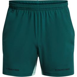 Under Armour Sportshorts 'Projekt Rock' Herren Gr&ouml;&szlig;e S jade / dunkelgr&uuml;n
