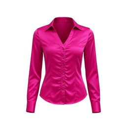 For You Moda Bluse Damen Gr&ouml;&szlig;e L pink