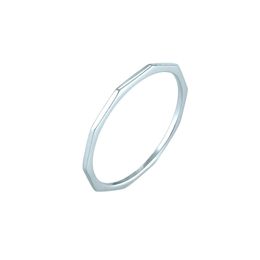 Elli Premium Ring Geo Basic Damen Gr&ouml;&szlig;e 54 silber