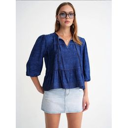 Mixray Bluse Damen Gr&ouml;&szlig;e S marine