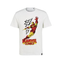 Recovered T-Shirt 'Marvel Comics Iron Man' Herren Gr&ouml;&szlig;e XXL wei&szlig;