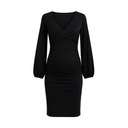 Lyn Mama Umstand Kleid Damen Gr&ouml;&szlig;e 42 schwarz Winterkleid