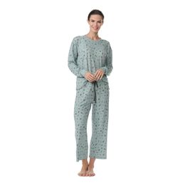 PJ Salvage Pyjama ' l/s - P.J. Salvage Special ' Damen Gr&ouml;&szlig;e S gr&uuml;n Winterkleid