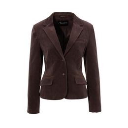 Aniston Casual Blazer Damen Gr&ouml;&szlig;e 38 dunkelbraun