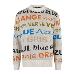 HECHTER PARIS Pullover Herren Gr&ouml;&szlig;e L mischfarben / offwhite