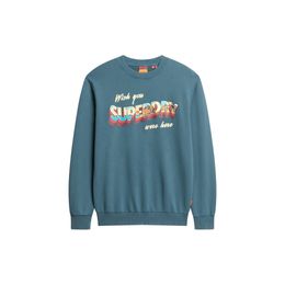 Superdry & Co Sweatshirt Herren Gr&ouml;&szlig;e XL blau / mischfarben