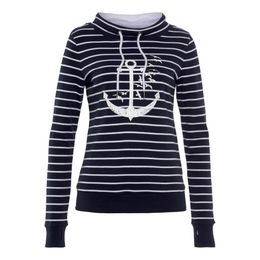 Kangaroos Sweatshirt Damen Gr&ouml;&szlig;e M marine / wei&szlig;