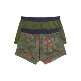 JP1880 Boxershorts Herren Gr&ouml;&szlig;e 5XL khaki / rot