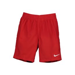 Nike Swim Badeshorts Jungen Gr&ouml;&szlig;e 140 rot / wei&szlig;