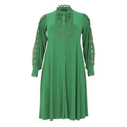 Yoek Kleid Damen Gr&ouml;&szlig;e 46/48 gr&uuml;n Winterkleid