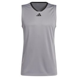 adidas Performance Funktionsshirt 'Basketball Legends' Herren Gr&ouml;&szlig;e M grau / schwarz