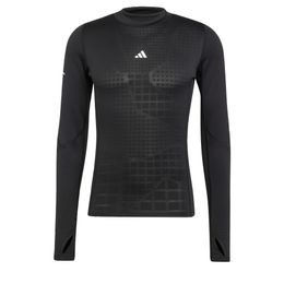 adidas Performance Funktionsshirt 'TECHFIT COLD.RDY Training Long Sleeve' Herren Gr&ouml;&szlig;e M schwarz / wei&szlig;