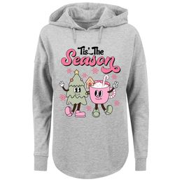 F4NT4STIC Sweatshirt 'Tis The Season Christmas Tree Cocoa' Damen Gr&ouml;&szlig;e XL grau / mischfarben