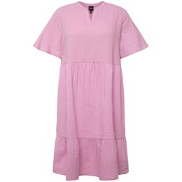Ulla Popken Kleid Damen Gr&ouml;&szlig;e 42/44 pink Winterkleid