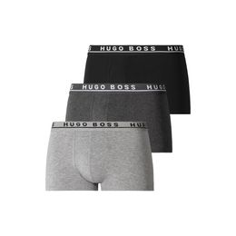 BOSS Boxershorts Herren Gr&ouml;&szlig;e M dunkelgrau / graumeliert / schwarz / wei&szlig;