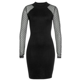 Melrose Strickkleid 'Herzmesh' Damen Gr&ouml;&szlig;e M schwarz