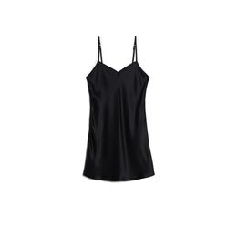 Intimissimi Silk Slip with Lace Damen Gr&ouml;&szlig;e 36 schwarz