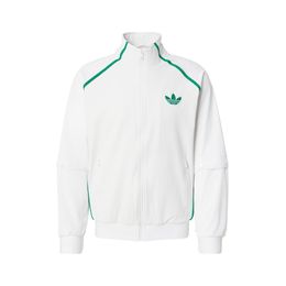 Adidas Originals Textil Jacke Herren Gr&ouml;&szlig;e M gr&uuml;n / wei&szlig;