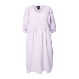 Ulla Popken Kleid Damen Gr&ouml;&szlig;e 62/64 pastelllila Winterkleid
