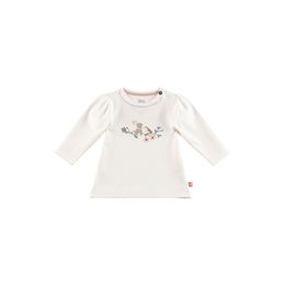 Sterntaler Shirt 'Emmi und Vogel' Gr&ouml;&szlig;e 50 ecru / smaragd / rosa / rot